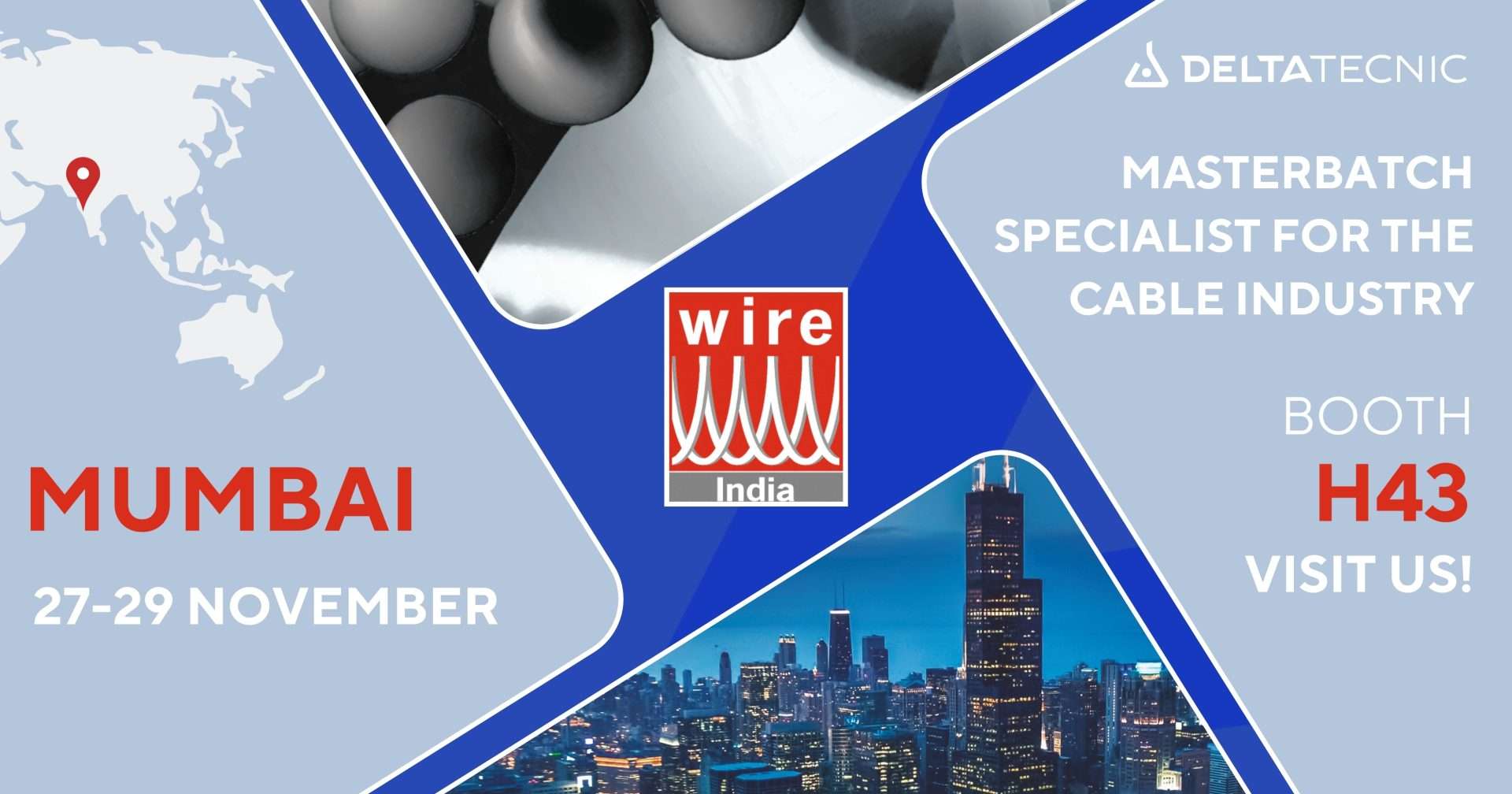 Don't miss Delta Tecnic's presence at Wire India 2024